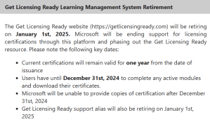 Microsoft Get Licensing Ready comes to an end – Cloudy with a chance of ...